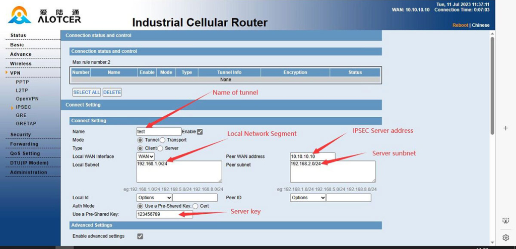 Quick IPsec VPN Setup on Industrial Cellular Router - Ultimate Guide